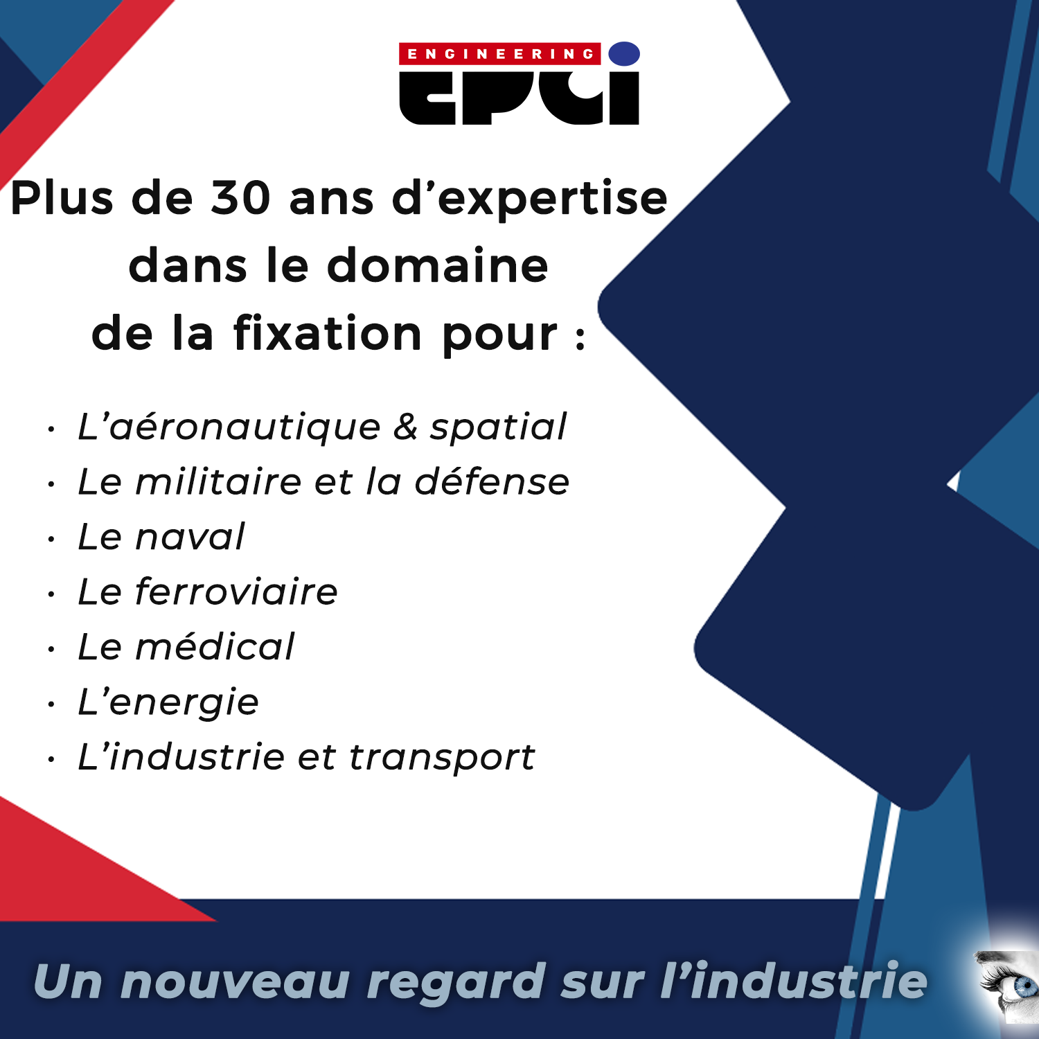 Solutions de fixation industrielle sur mesure – EPCI Engineering